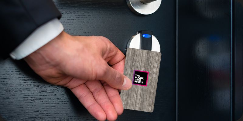 Discover Wooden Hotel Key Cards | The Plastic Card People