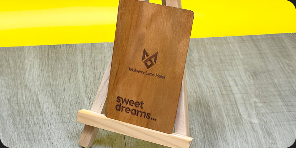 Discover Wooden Hotel Key Cards | The Plastic Card People