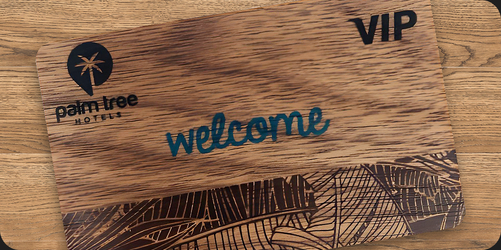 Discover Wooden Hotel Key Cards | The Plastic Card People