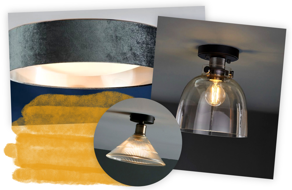 Flush Vs Semi-Flush Ceiling Lights | Lights 4 Living