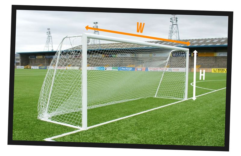Football Goal Size Guide | Ramsay Ladders
