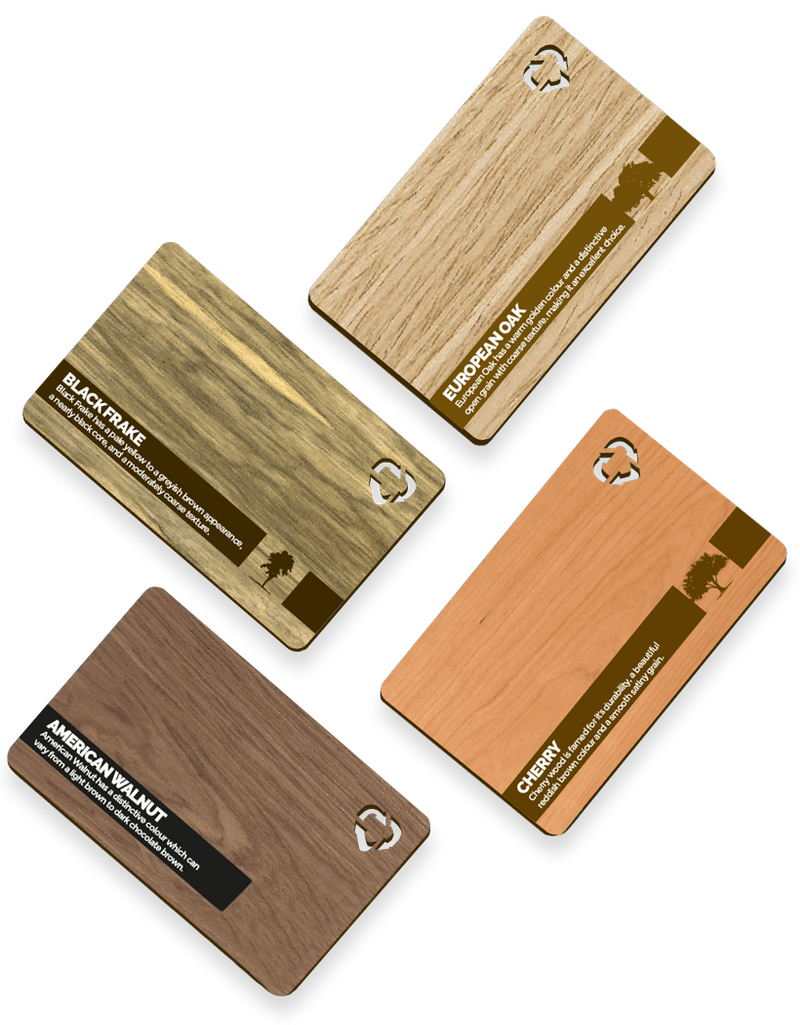 Environmentally Sustainable Wood Cards | The Plastic Card People